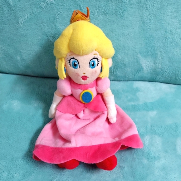 little buddy | Toys | Super Mario Princess Peach Plush Stuffed Doll 9 ...
